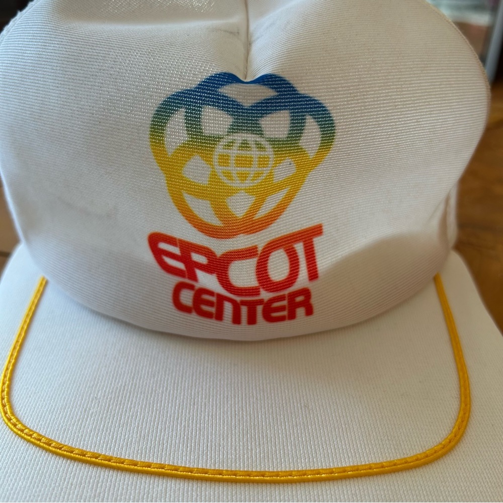 1982 Epcot Center Trucker Hat 80s Disney Park New Era… - Gem